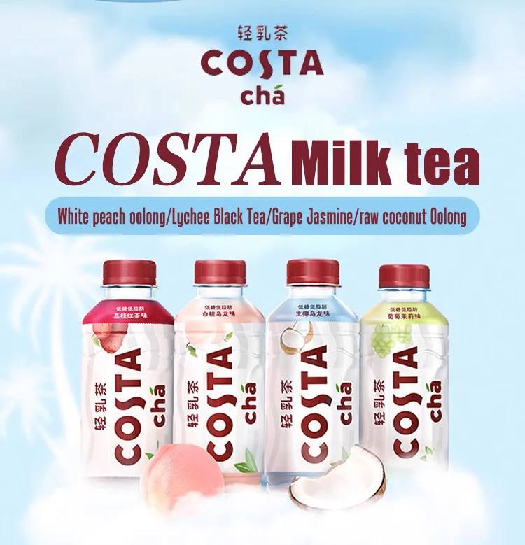 Wholesale High-quality Milk Tea Beverage White Peach Oolong Flavor ...