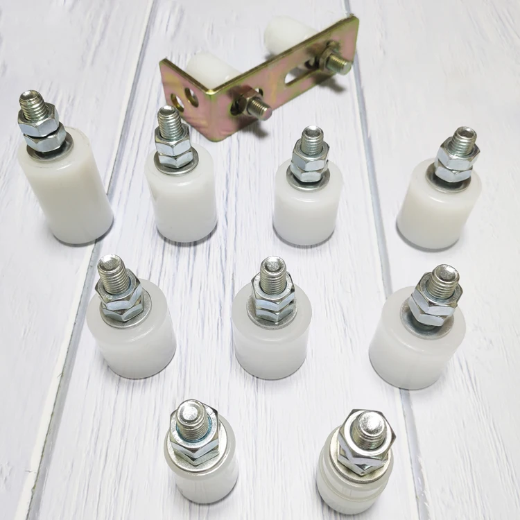 Slide Door Bottom Sliding Gate Guide Rollers Nylon Sliding Gate White ...