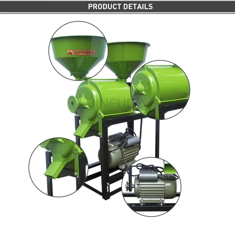 Home Mehl Mühle Brecher Maschine Maiskorn Mahl Pulver Herstellung Mais ...