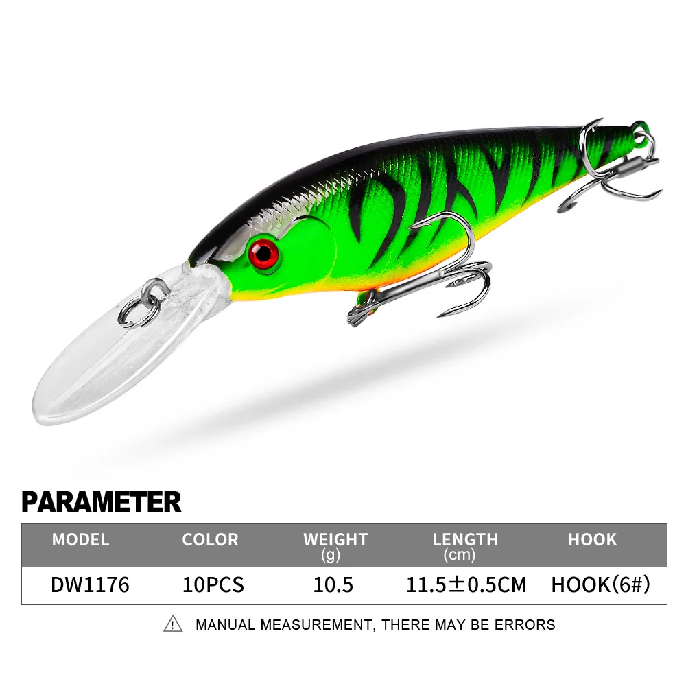 11.5cm 10.5g Floating Suspending Minnow Blanks Hard Mini Fishing Lures Crankbaits Trout Baits ...