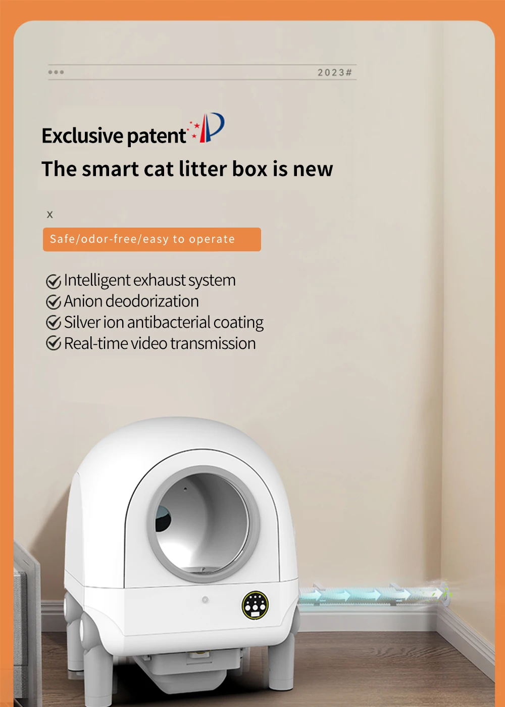 Smart Litter Robot Quick Self Cleaning Big Cat Tray Automatic App ...