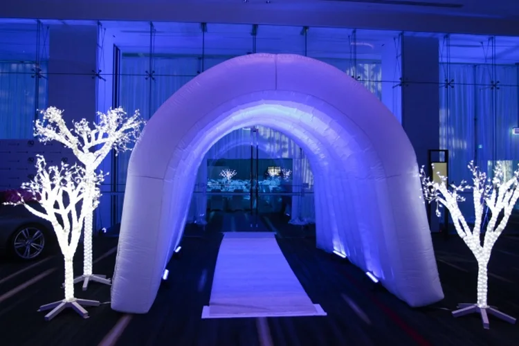 Giant Outdoor Event Led Lighting Tunnel Inflatable for Sale