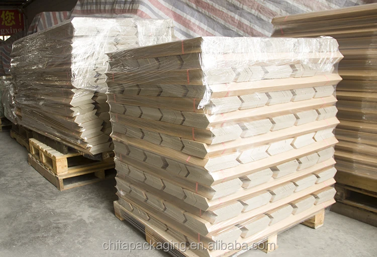 1 Meter Long L Shape Cardboard Corners Protectors Pallet Edge Protector ...
