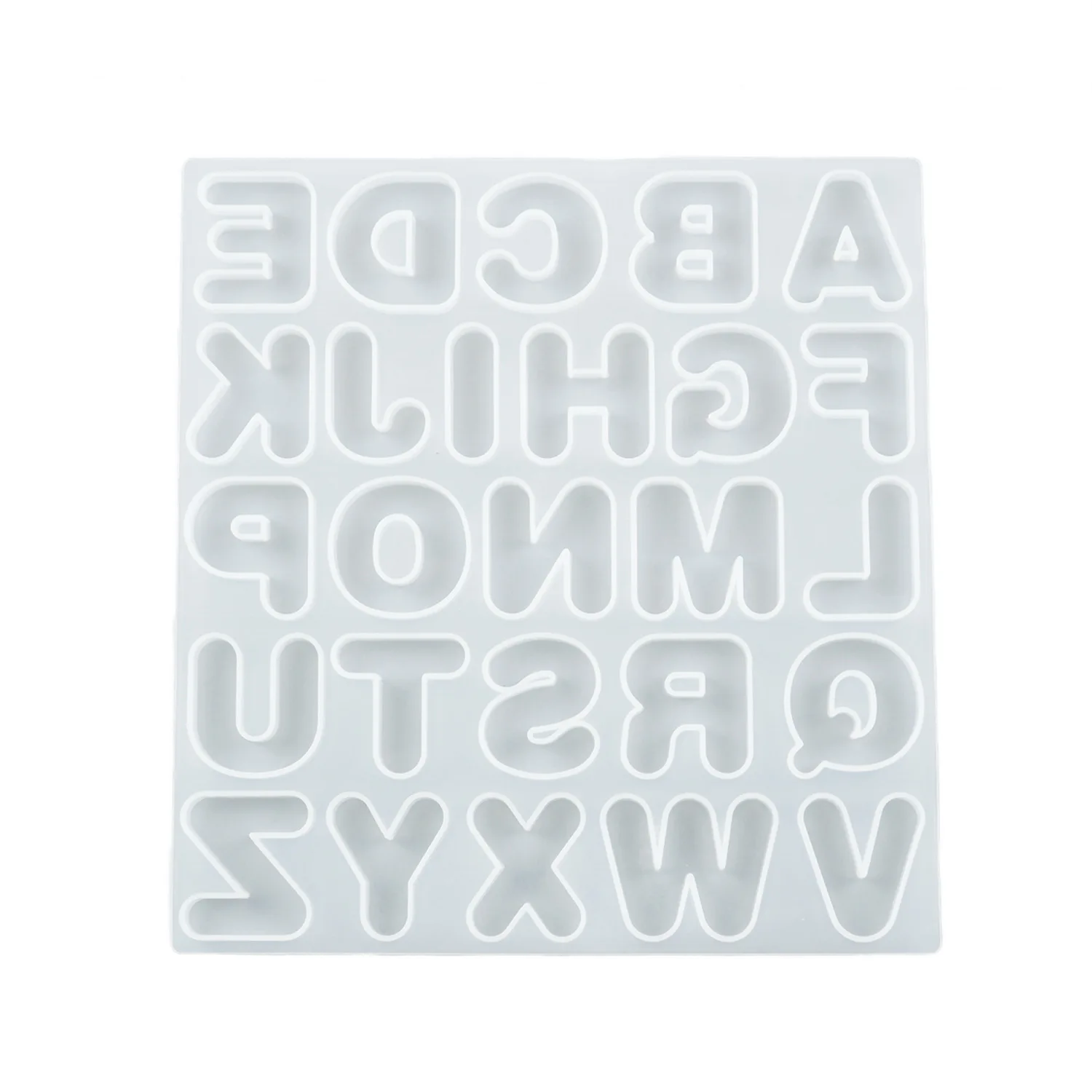 Letter A To Z Mold Alphabet Quicksand Shaker Silicone Molds Epoxy Resin ...