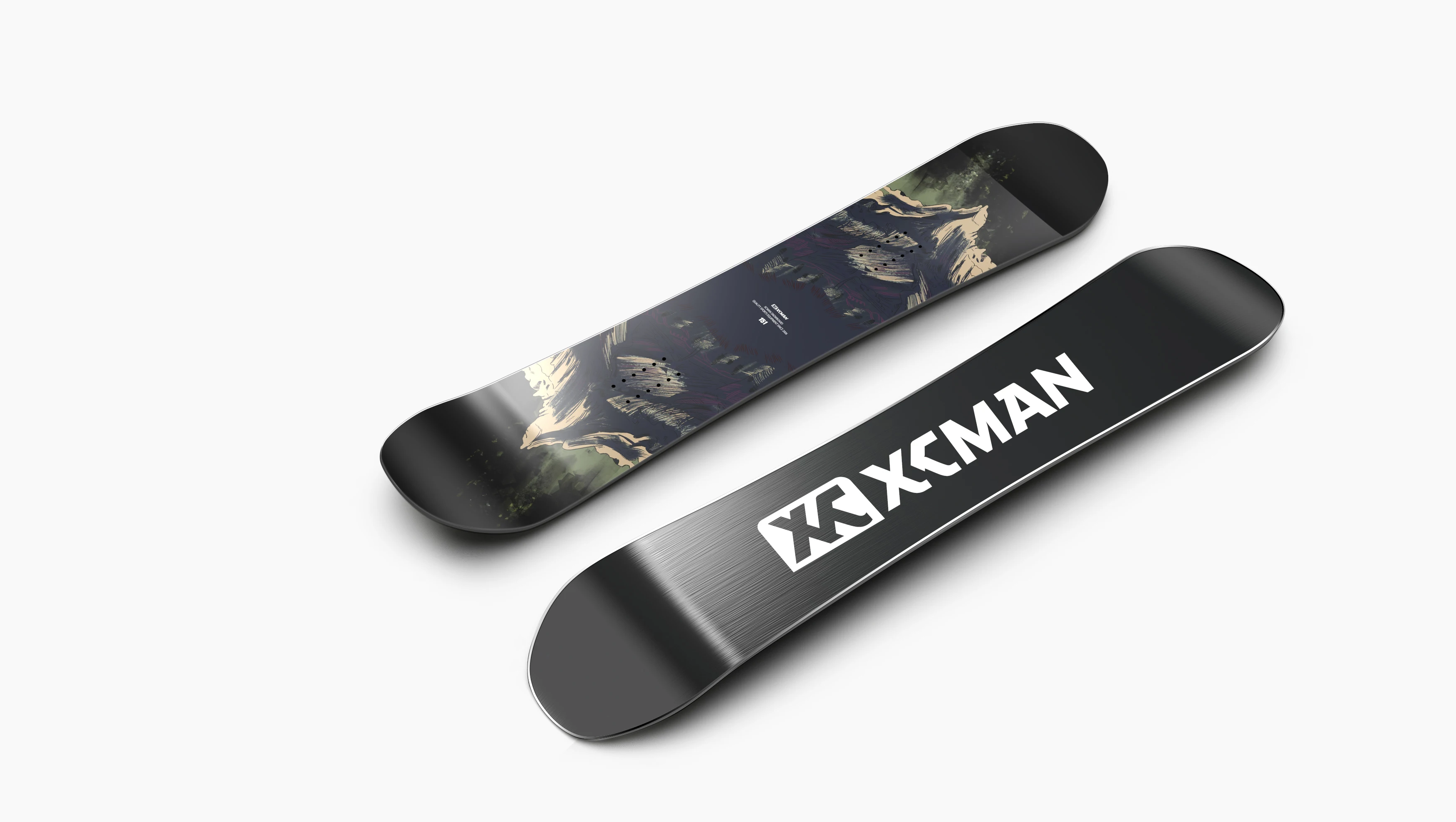 Custom Snowboard Camber Poplar Wood Core Carbon Fiber for Children ...
