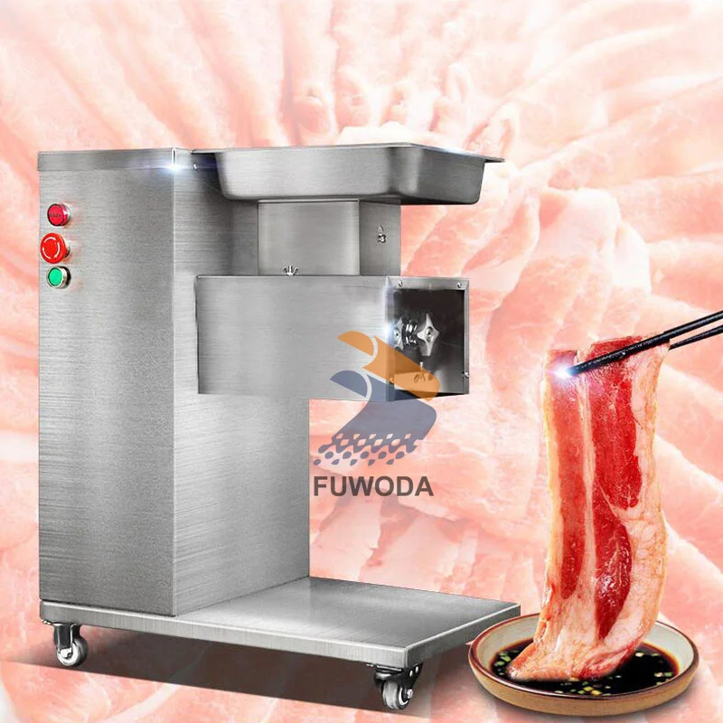 Heavy Duty Meat Cutting Machine - Stainless Steel Slicer