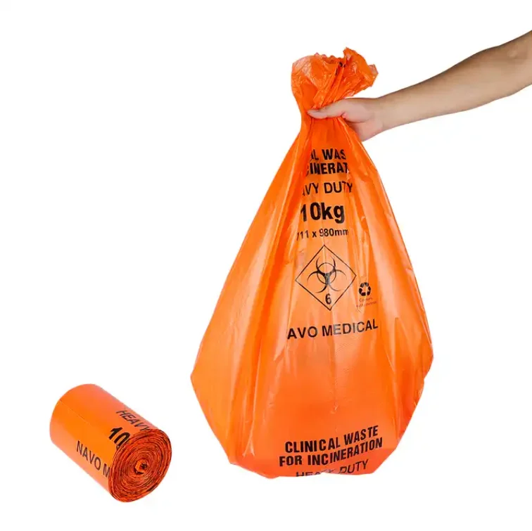 Plastic Medical Medical Bags Isolation Infectious Waste Bag for Medical ...