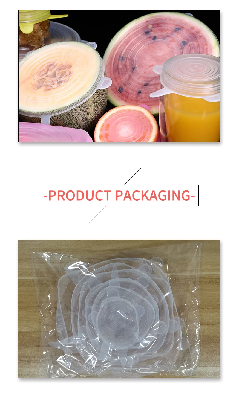 Hot Sale Reusable Elastic Silicon Stretch Lid 12 Set,Silicone Food ...