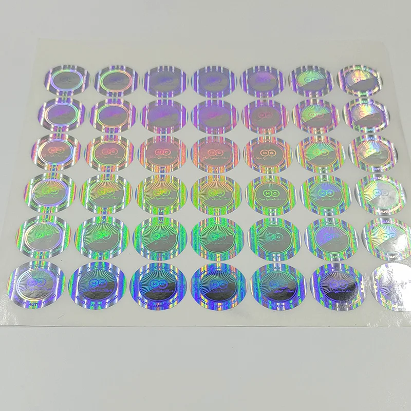 Custom Holographic Logo 3d Holograms Sticker Pet Genuine Adhesive ...