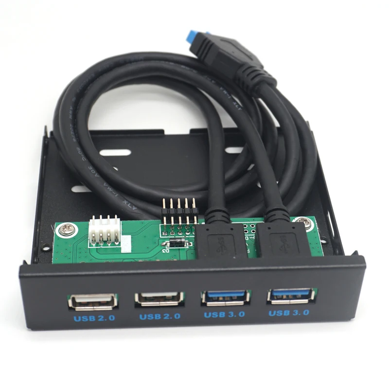 Pc case 5.25 Hdd Bay Front Panel Type-c Type-e(A-KEY) 4 Ports Hub ...