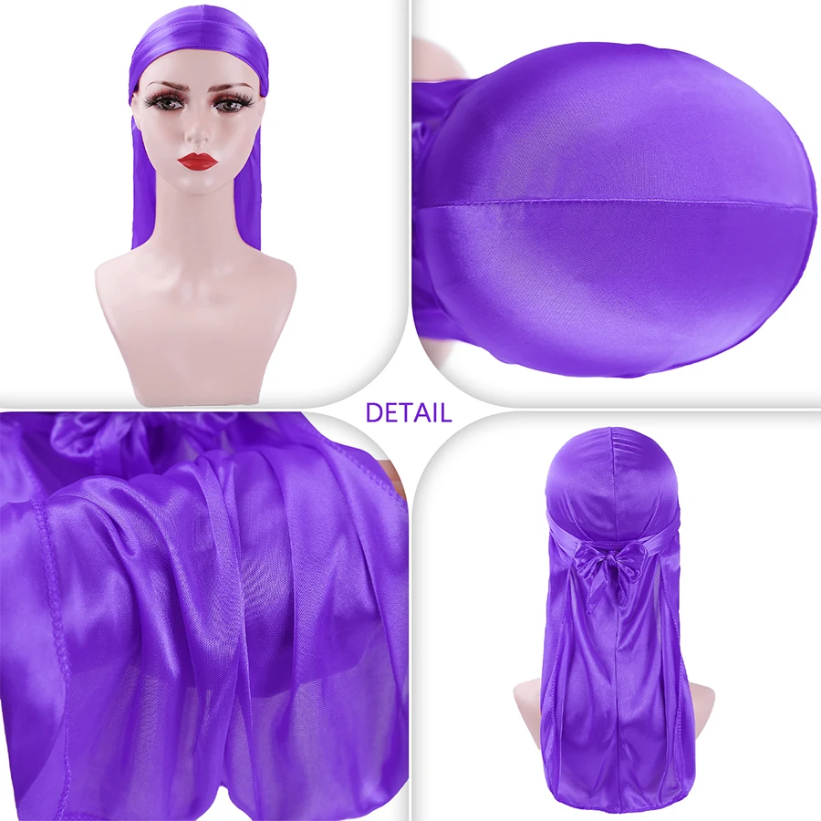 Wholesale Luxury Printed Silk Durags - Custom Logo Designer