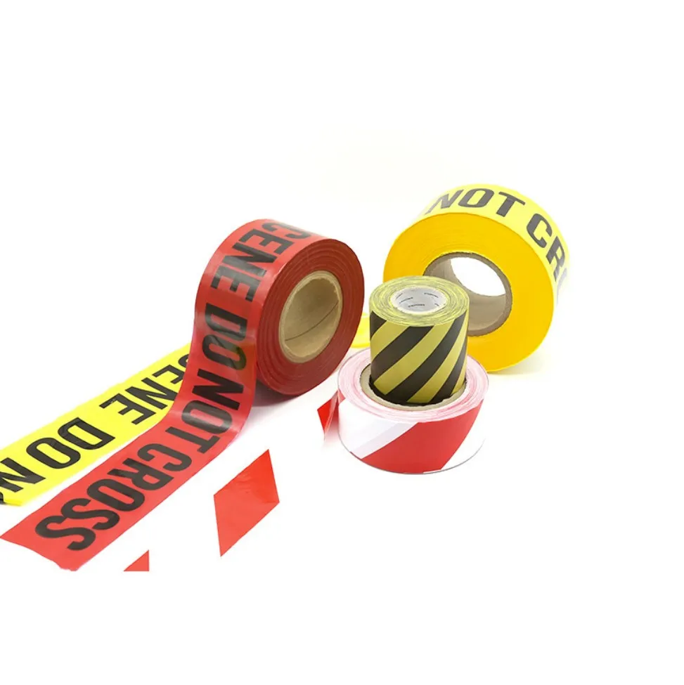 Colorful PE Warning Tape with Printing Options - Single Sided Label ...
