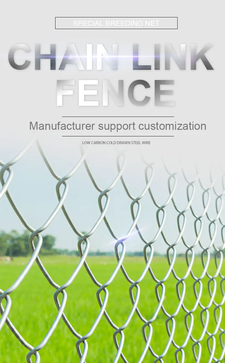 Wire Mesh Fencing 50x50mm Galvanized Chain Link Fence - Buy Wire Mesh ...