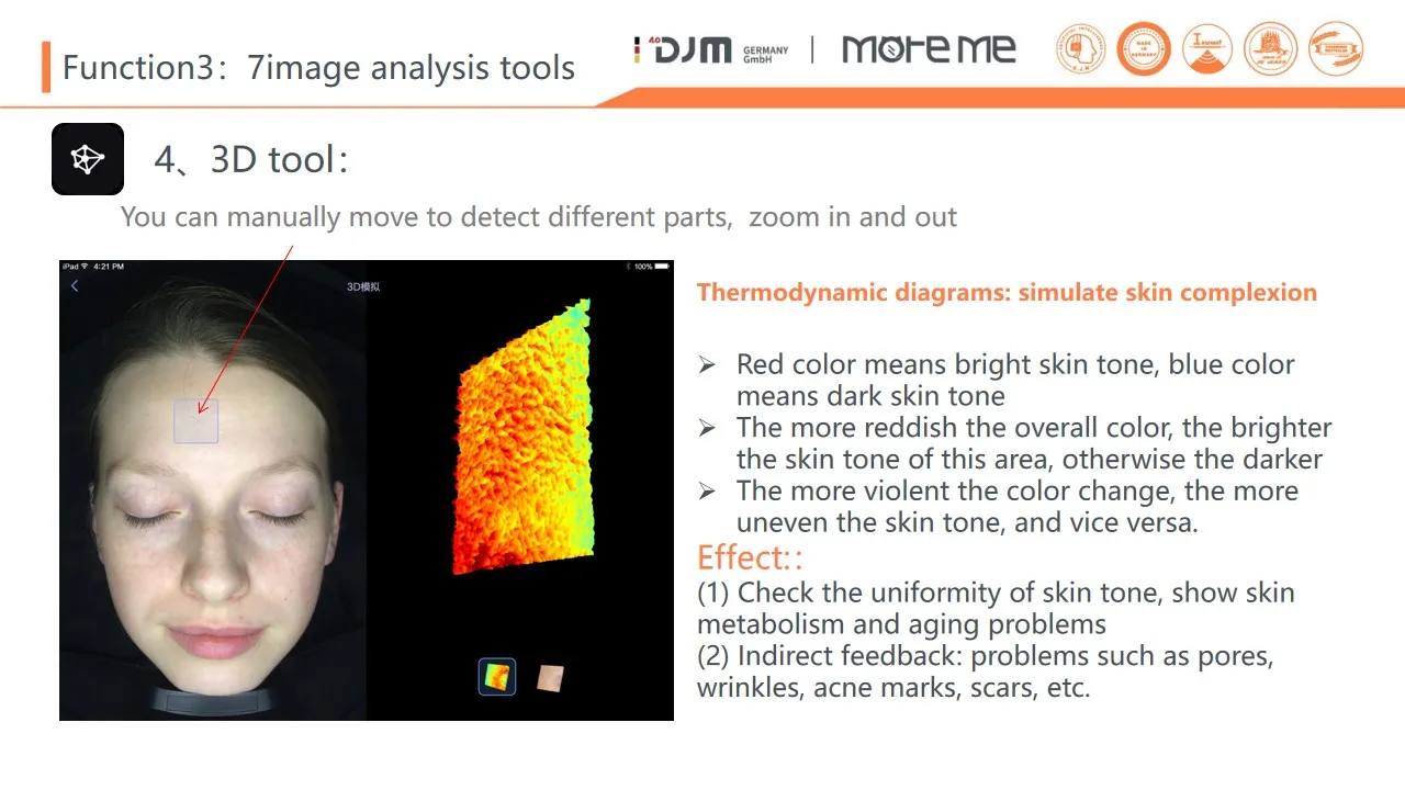 2023 Newest Skin Tester Professional Observe Diagnostic Scanner De ...