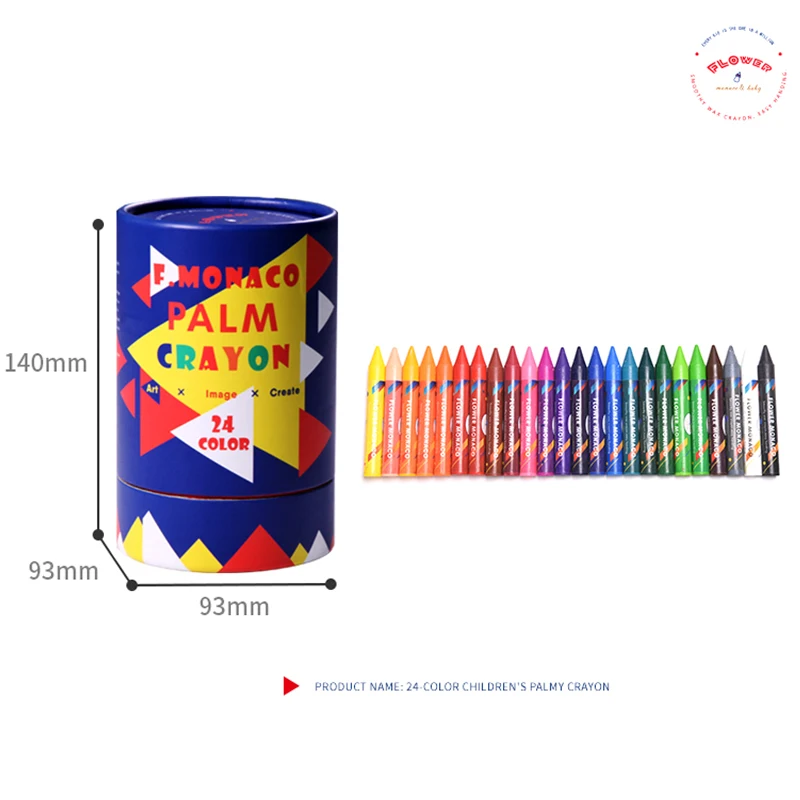 Large Crayons For Kids Ages 2-4,36 Colors Nontoxic Crayons For Toddlers ...