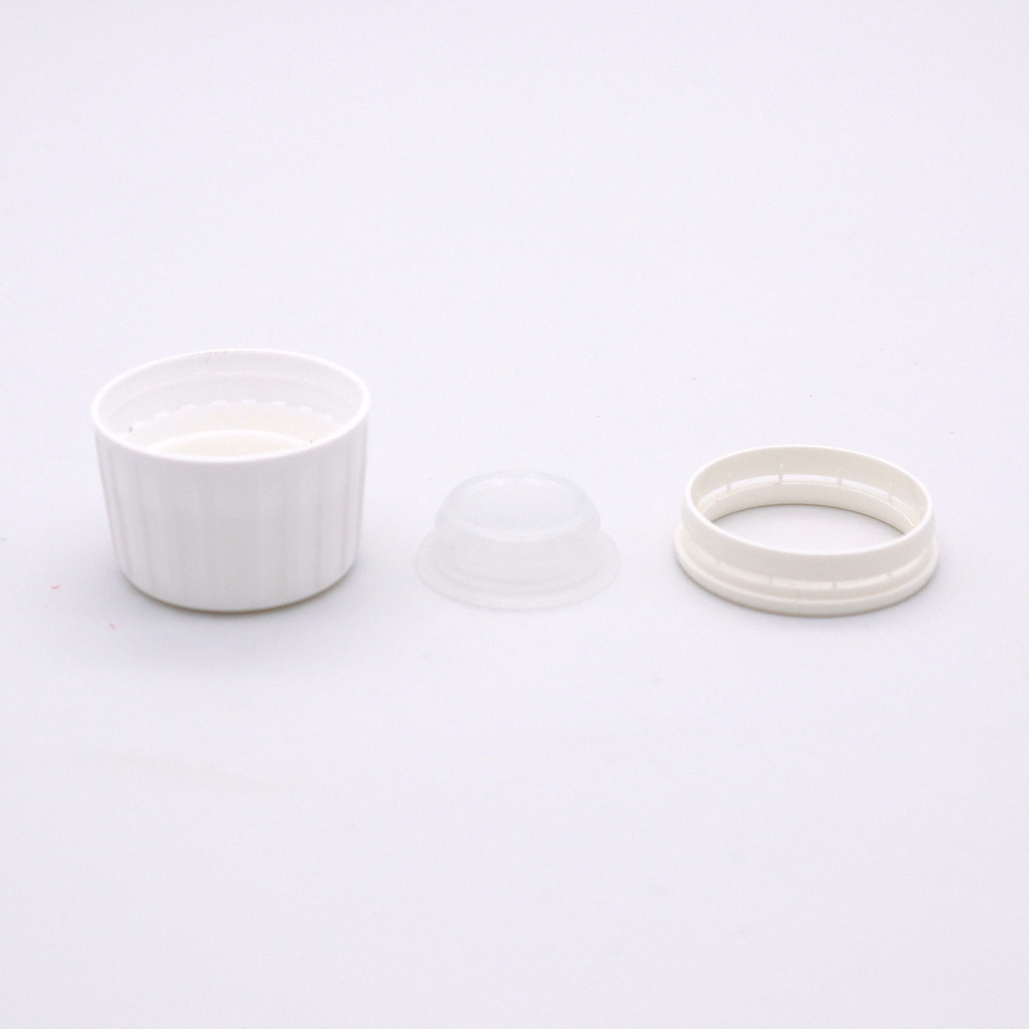 PP28 Tamper Evident Pilfer-Proof Plastic Cap for Glass Syrup Bottle