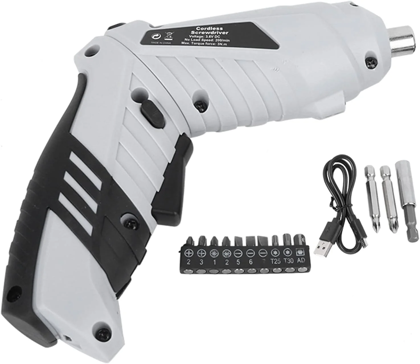 Mini Handheld Cordless Drill Screwdriver 13pcs Power Tool Set With Pvc ...