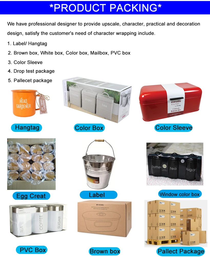 Metal Airtight Country Rustic Farmhouse Decor Kitchen Storage Coffee ...