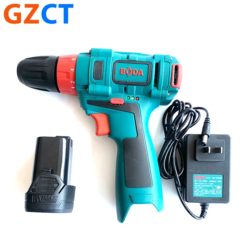 D1603-10 Boda Power Hand Drilling Machine 16v Cordless Screwdriver ...