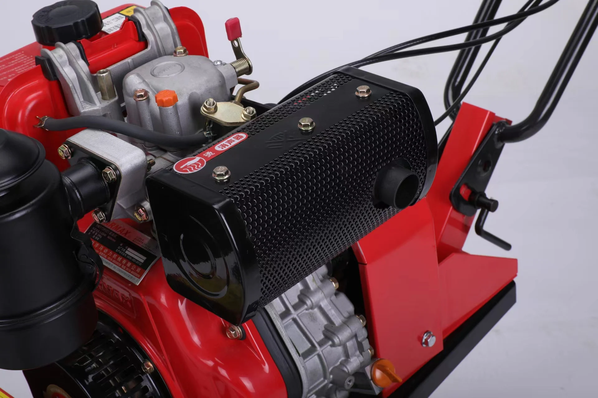 China XinKai Walk Behind Scythe Mower Grass Cutter with 5.2HP Diesel ...