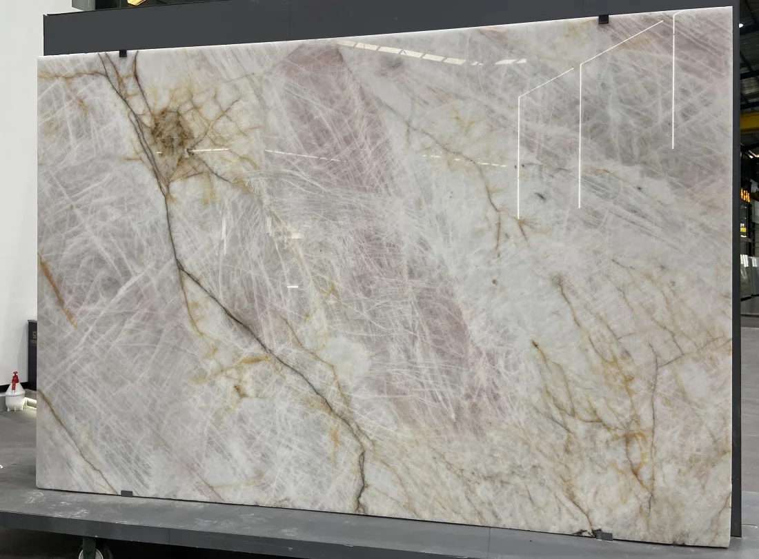 Cristallo Pink Natural Quartzite Translucent Pink Quartzite Pink ...