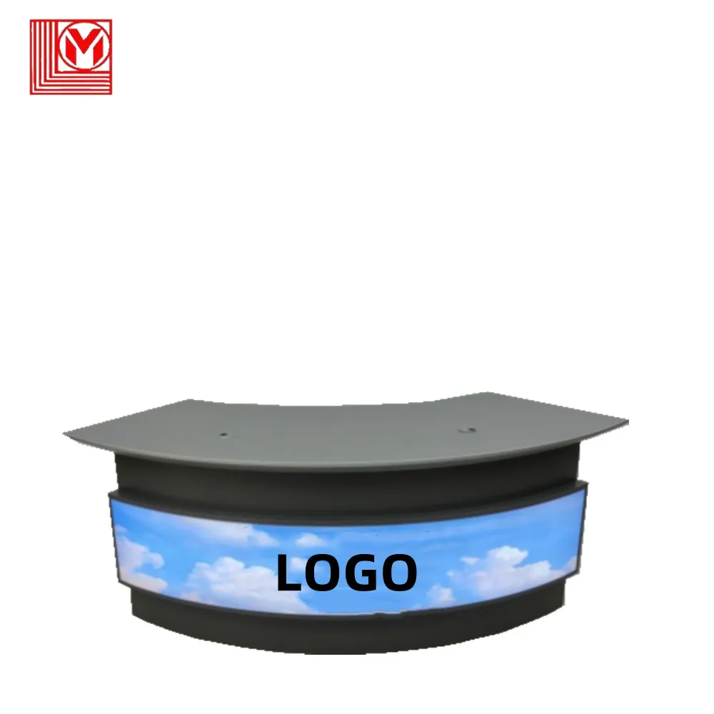 Customized Host Studio Broadcast Desk - News Interview Console