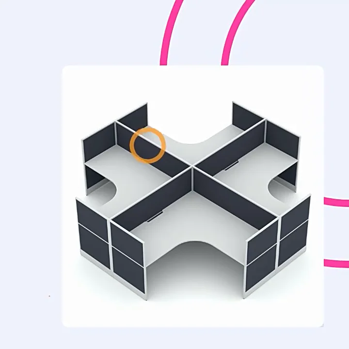 Wholesale Partition Panel Workstation Private Cubicles Usa American ...