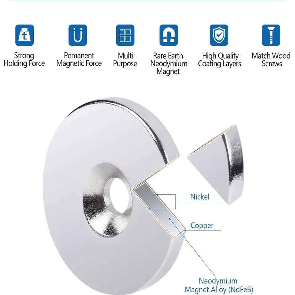 High Performance N35 N48 N52 Neodymium Cube Magnet Super Strong ...
