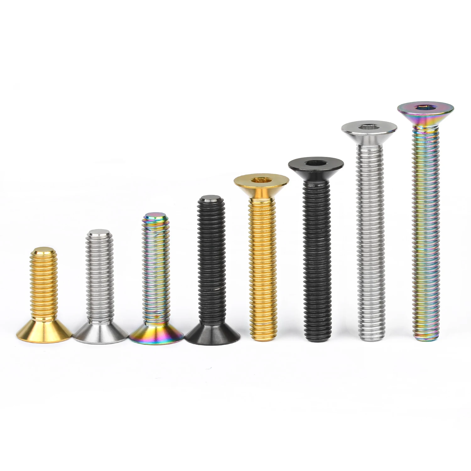 Torx Titanium Flat Head Bending Bolts Countersunk Machine Screws Bike ...