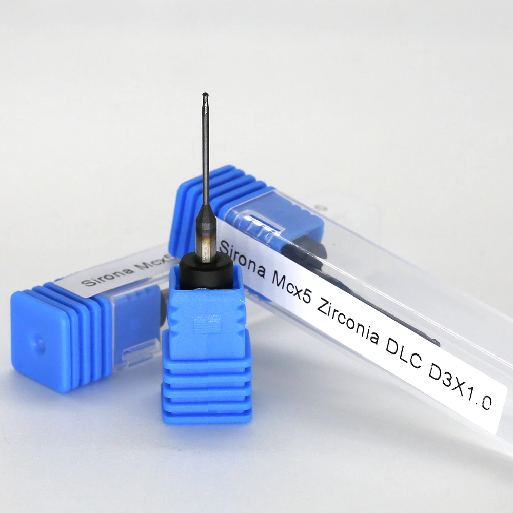 Dental Cad Cam Dlc Burs Dental For Sirona 2.5mm Mcx5 Zirconia Dlc D3 1.0mm - Buy Dental Milling ...