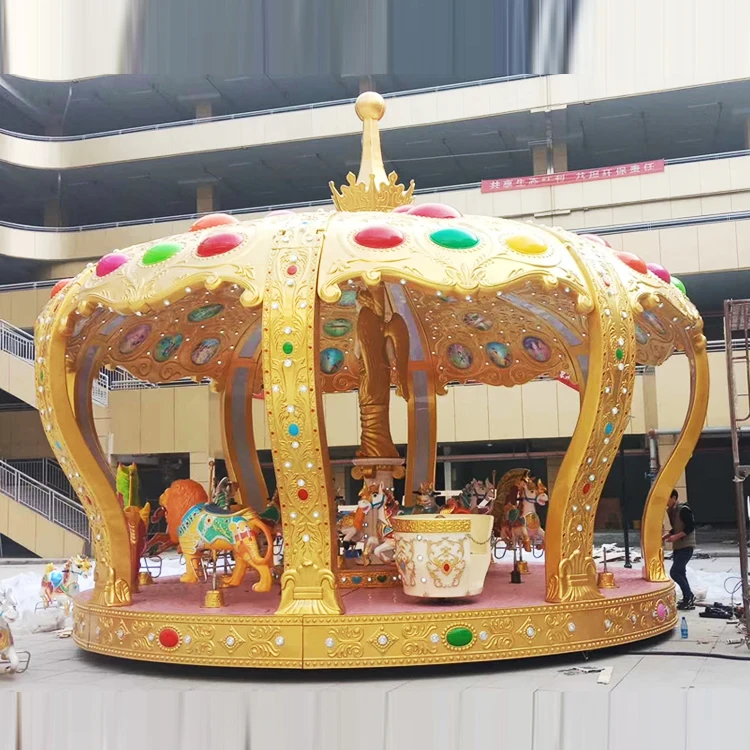 12-16 Seats Carousel Horse Ride Other Amusement Park Rides Machine ...