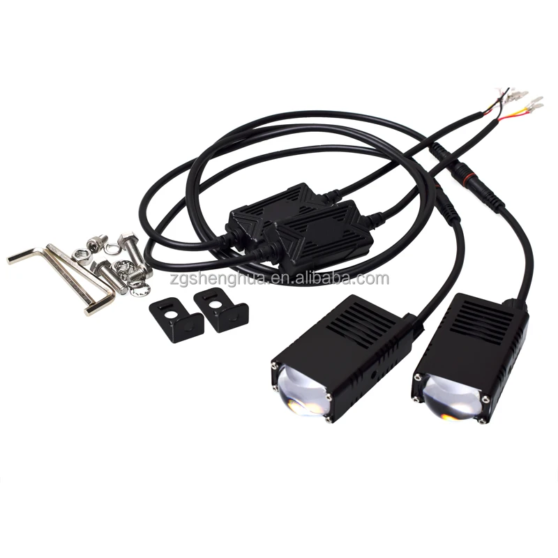 SENLO T1plus Blue Lens Motorcycle Mini Driving Light - 50W LED