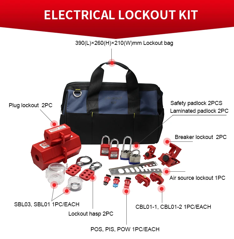 Electrical Lockout Kit - Safe and Reliable Tool for Combo Group