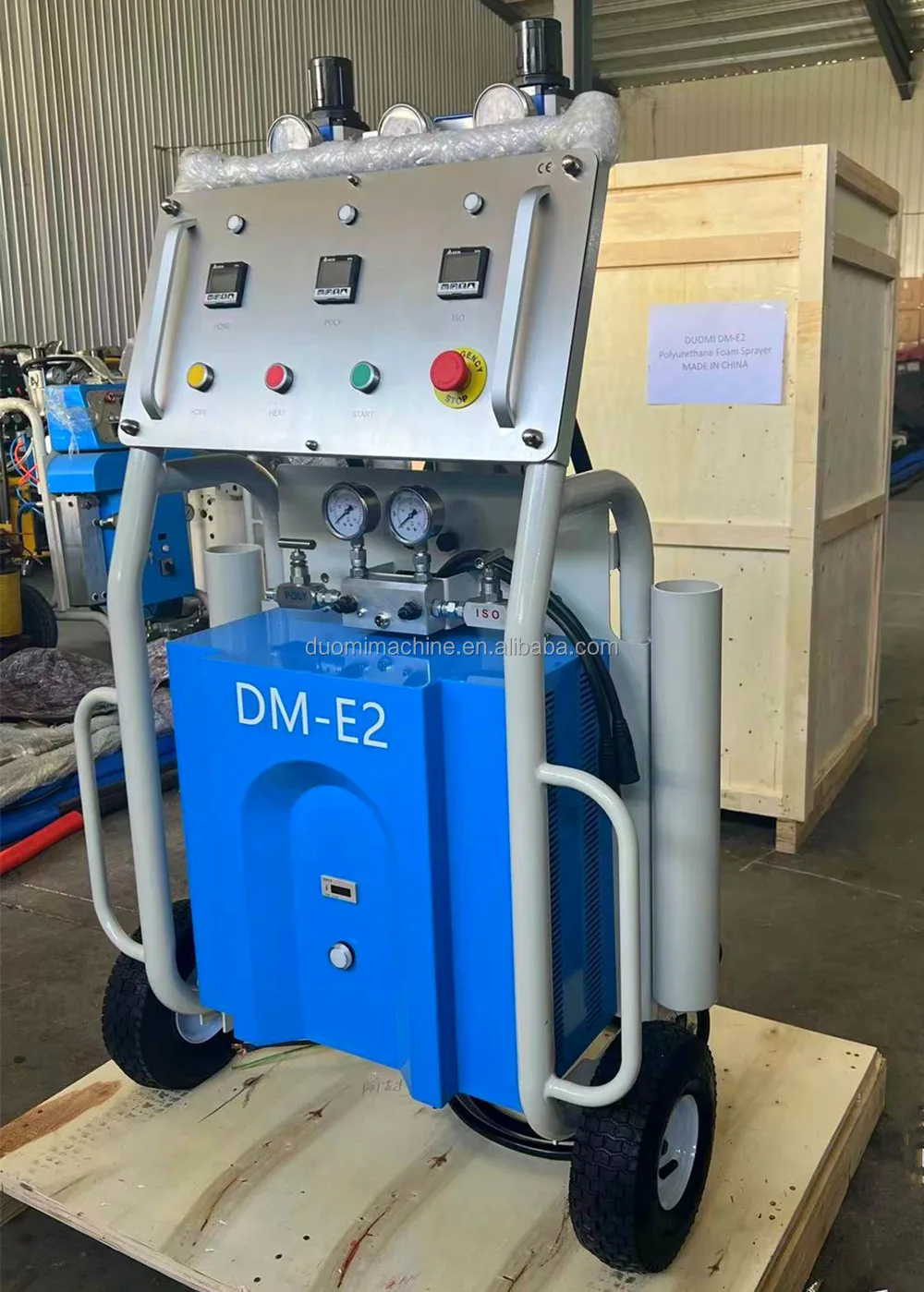 Polyurethane Foam Polyol Isocyanate Pu Foaming Machine For Wall ...