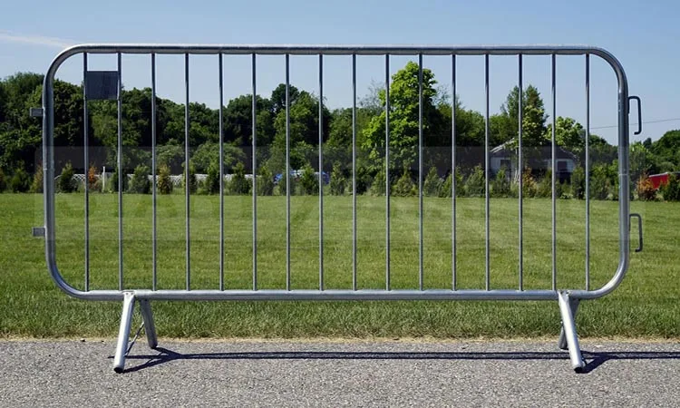 Durable Steel Portable Metal Barriers for Construction Sites and Public ...