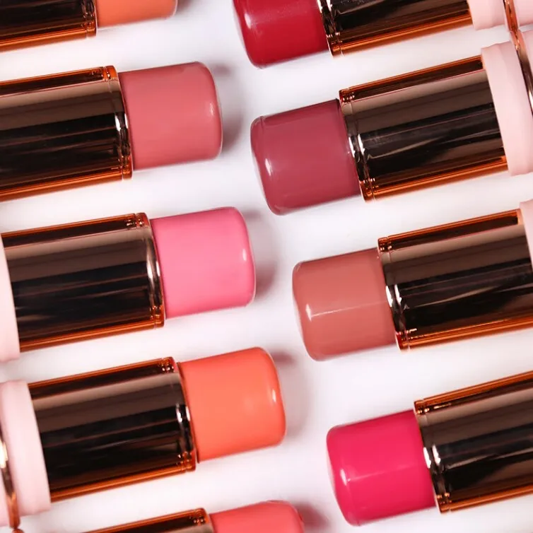 Best Selling High Pigment Blush Stick Vegan Cruetly Free Cream Blusher ...