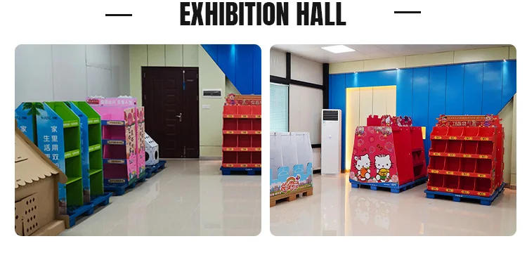 Custom Fruit And Vegetable Display Stand Cardboard Product Counter ...