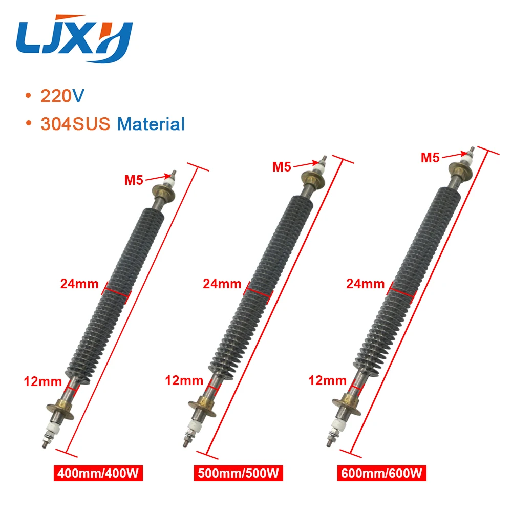 Ljxh 304sus Finned Tubular Heater Element W Type M18x25mm Connection ...