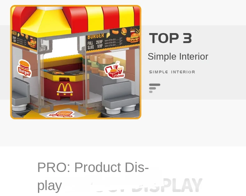 Panlos Brick Street View Convenience Store 260pcs Kids Educational Toys ...