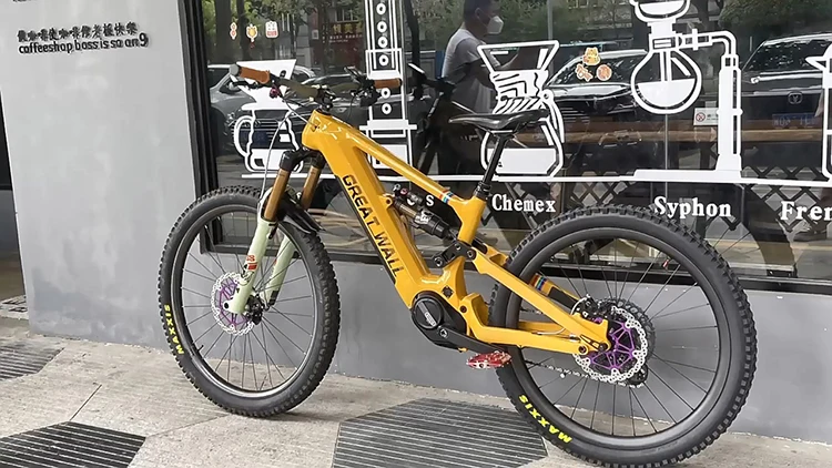 Light Carbon Fiber Emtb Enduro E Bike Mid Drive Bafang M600 Full ...