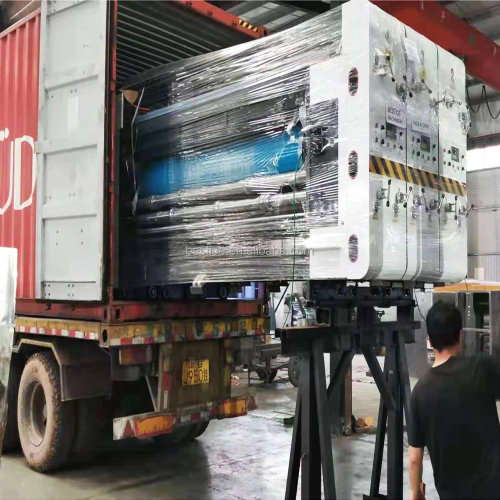 Automatic 500m Bopp Gum Tape Rewinder Slitter Machine