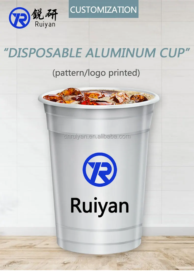 2024 Year Chinese Hot Sell 500ml Aluminum Cups For Beer Coffee Beverage ...