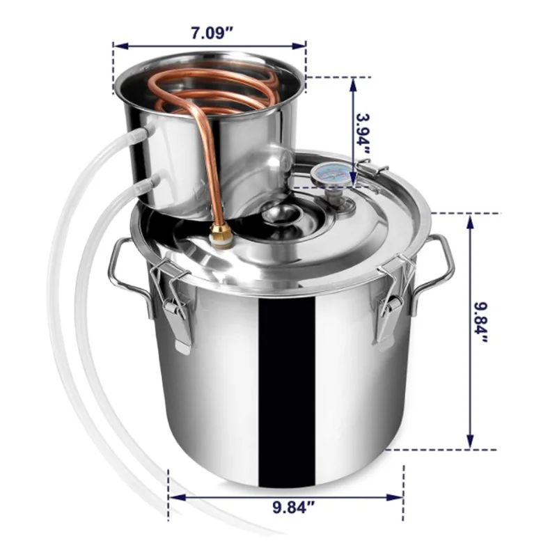 Small Essential Oil Extractor Distillation Machine Home Use Brewing and ...