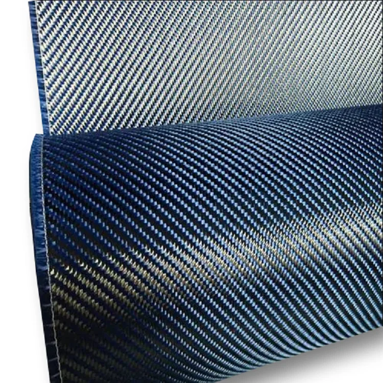 Blue Armaid Carbon Fiber Fabric 3k 210g Plain Twill Composite Weave ...