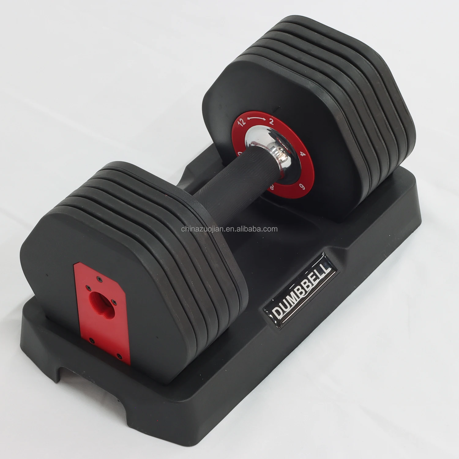 Dumbbell Adjustable Weights Spin Handle With One Hand, 12kg Dumbbell 6 ...