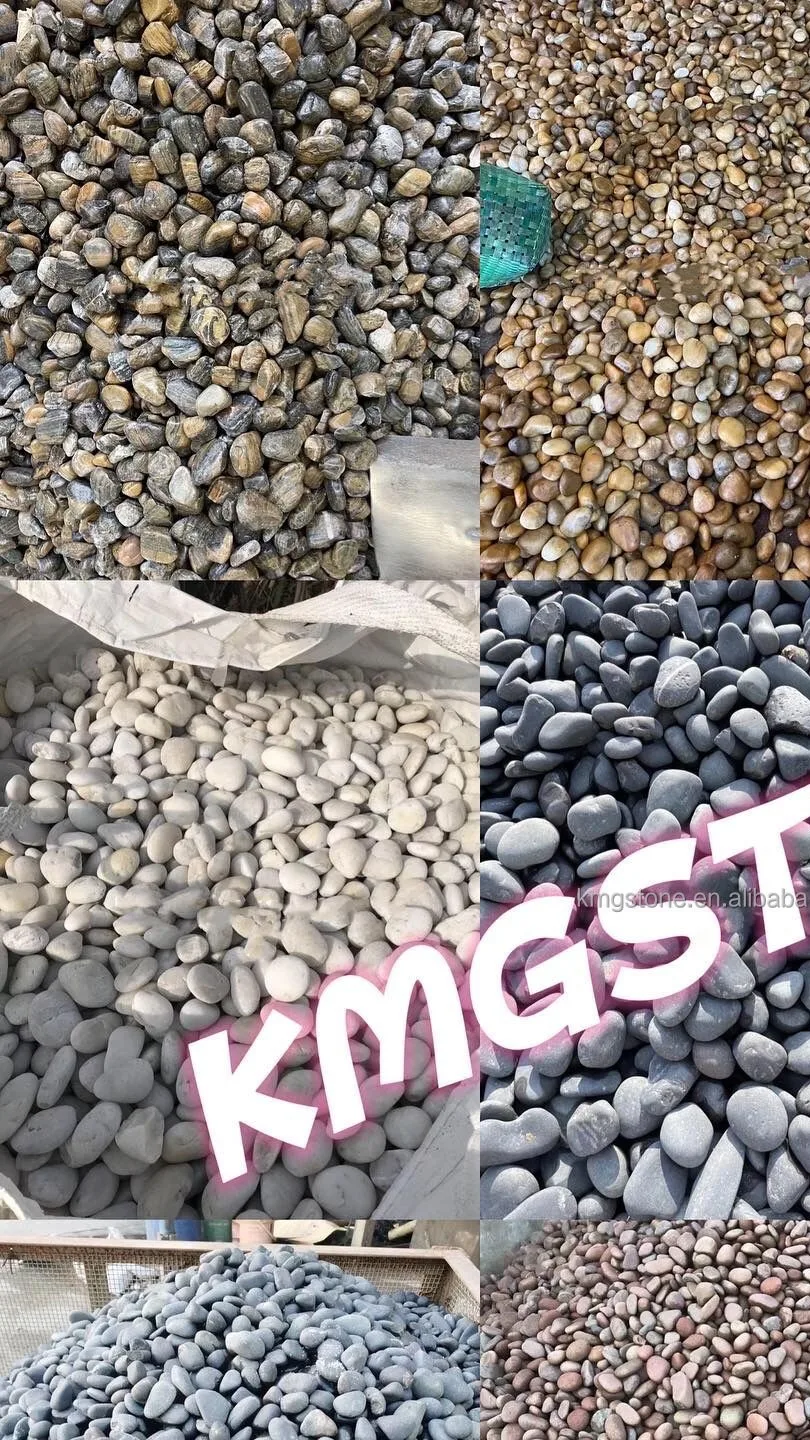 Modern White Polished Pebble Cobble Stone Natural Garden Stone - Buy ...