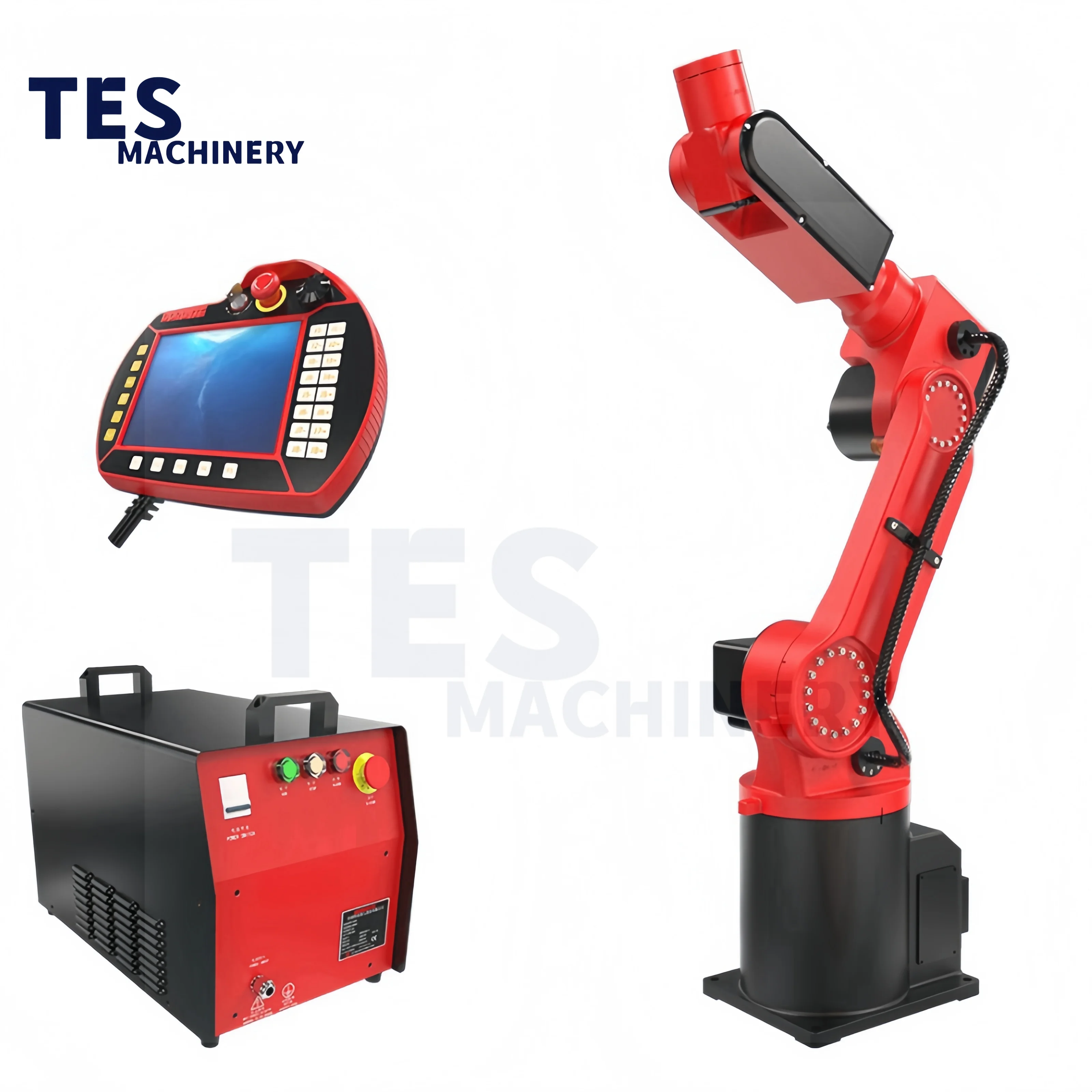Six Axis Industrial Robot Arm Programmable Loading Unloading Automation ...