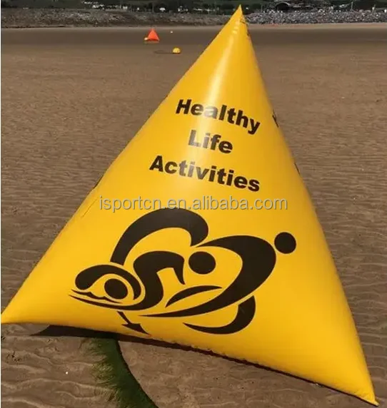 Customized Inflatable Triangle Buoy - Ideal for Water Events