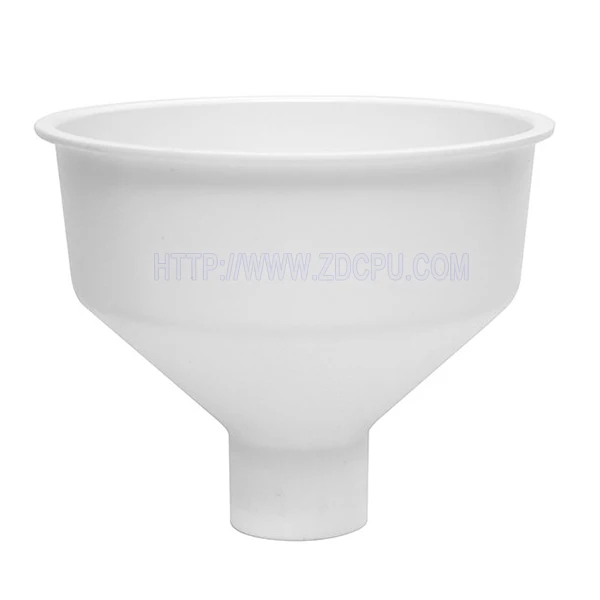 Custom Conical Funnel Yellow Plastic Seed Hopper for Fertilizer