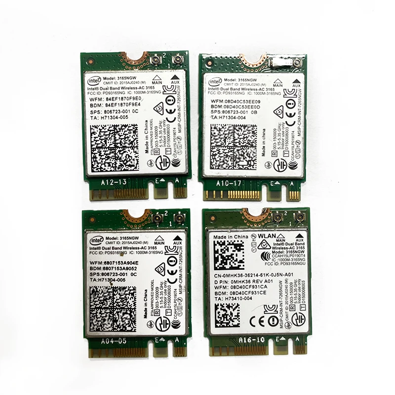 The Original Intel Wireless-ac 7260 7260hmw 802.11ac Dual Band Bt4.0 Pcie Half Mini Wifi Card ...